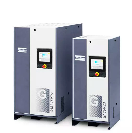 70kw VSD Plus Atlas vida hava kompresörü GA37-110VSD+ Frekans dönüşümü